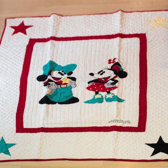 Disney - Judi Boisson | Bedding | Vintage Disney Judi Boisson Mickey ...